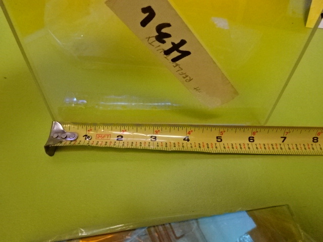 HUGE OPTICAL TRUNCATED COATED DICHROIC MIRROR GLASS OPTICS AS IS &50-A ...