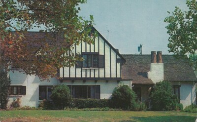 Postcard CA Home of Ann Southern Famous TV Star Beverly Hills ...