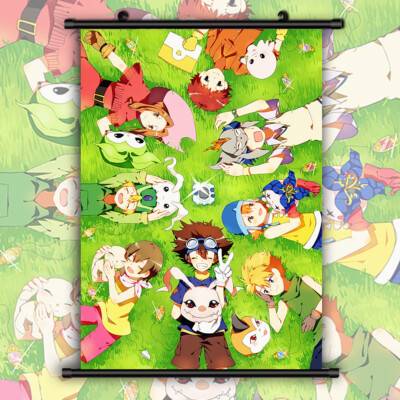 Digimon Adventure HD Print Anime Wall Poster Scroll Room Decor | eBay