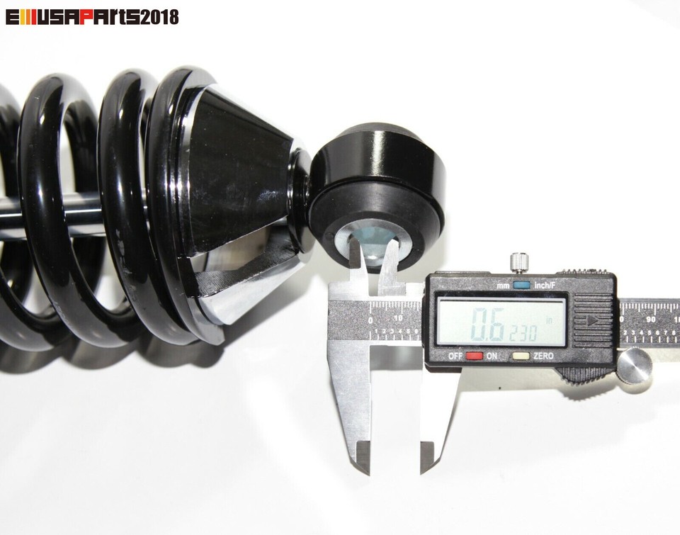 Universal Rear Street Rod Coil Over Shock SET Black w/350 Pound Coated ...