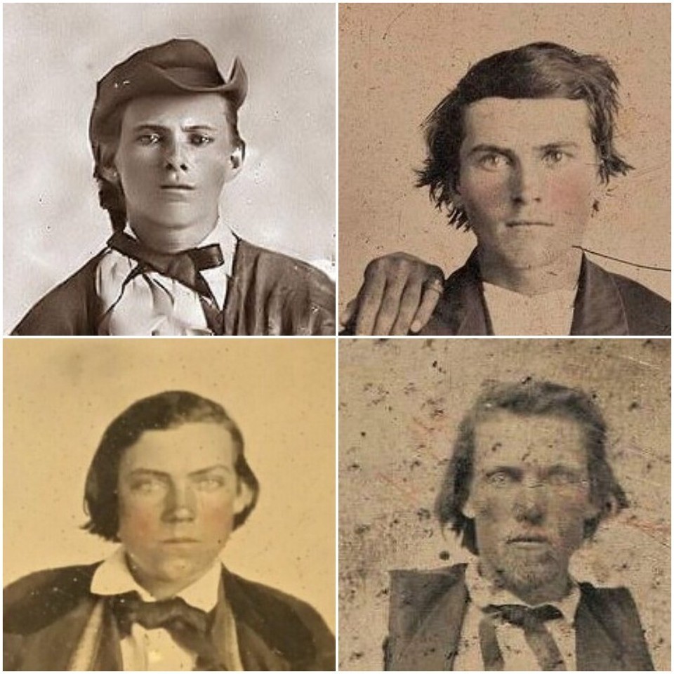 Rare 1870's JESSE JAMES & FRANK JAMES (Gang) - TINTYPE PHOTO - Outlaw ...