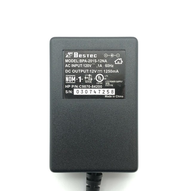 Bestec Power Supply Bpa-201s-12na Adapter 12vdc 1250ma for sale online ...