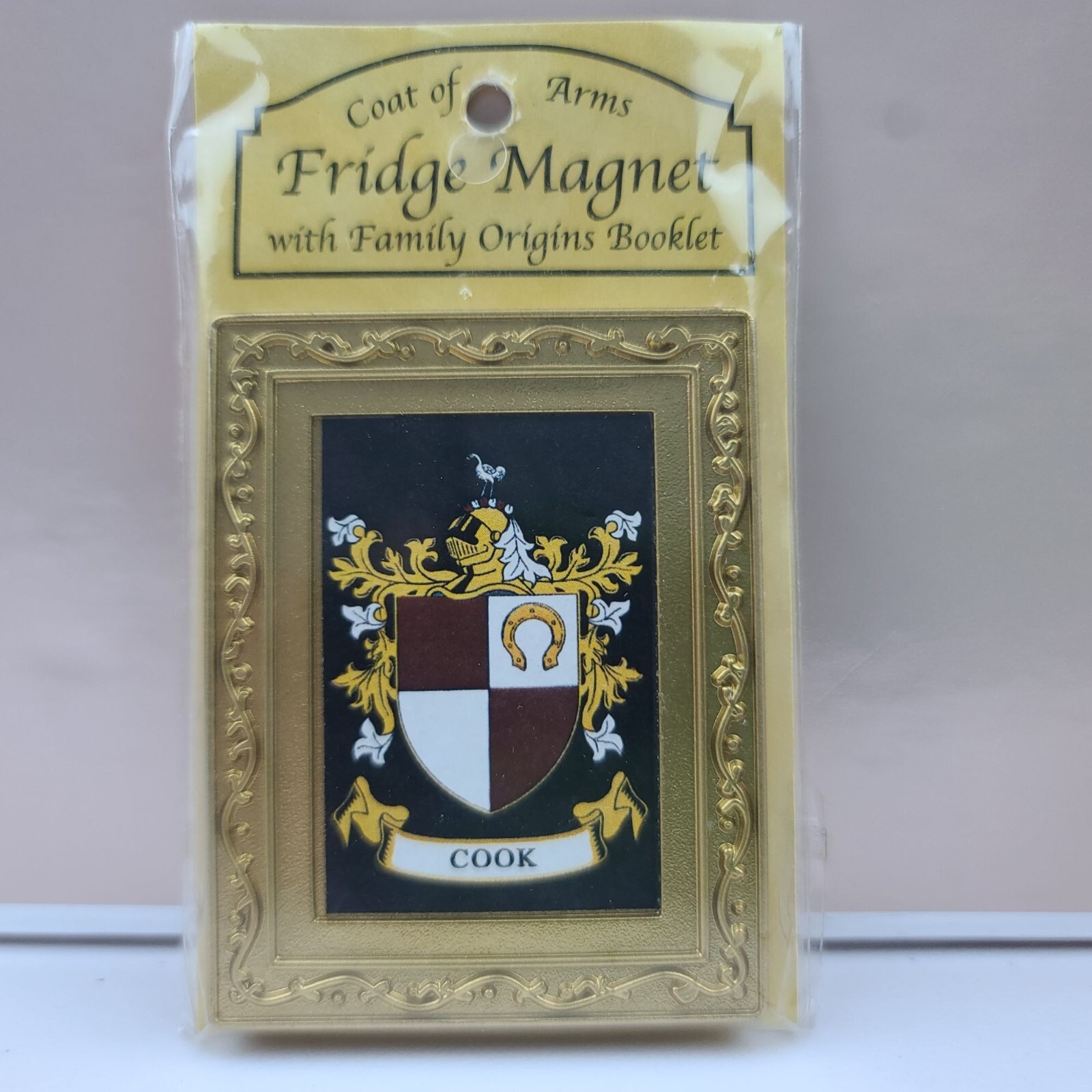 NEW COOK Family Name Coat Of Arms Fridge Magnet Heraldic Origins ...