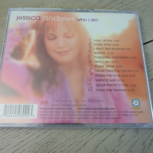 Jessica Andrews – Who I Am CD Dreamworks Folk, World, & Country New ...