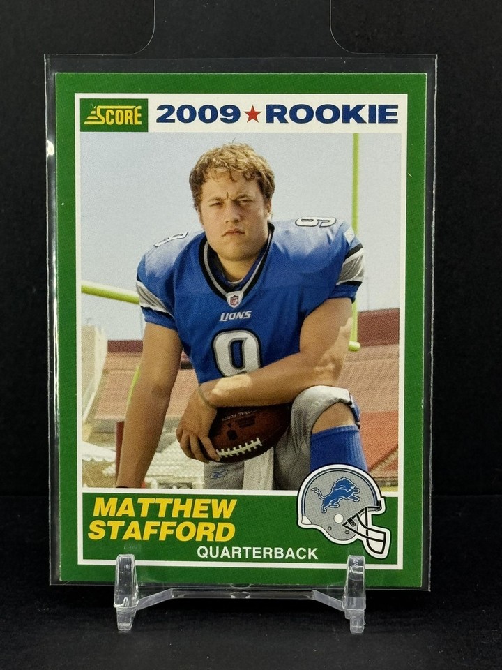 Matthew Stafford 2009 Score #1 1989 Score Detroit Lions | eBay