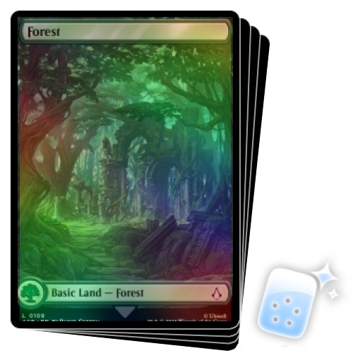FOIL FOREST (109) (FULL ART) X4 Universes Beyond: Assassin's Creed ...