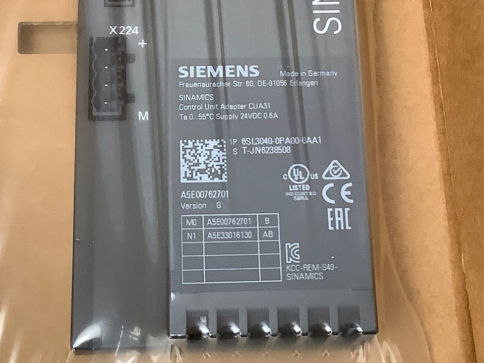 3er Set Siemens Sinamics Control Unit 6SL3040-0PA00-0AA1 (1x OVP) | eBay.de