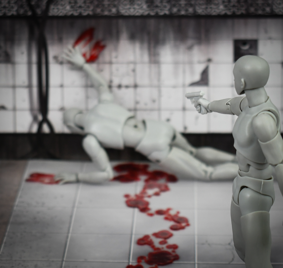 Blood Pool Effect Set for ~1/12 or six inch action figures - 13 piece ...