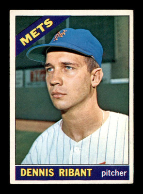 1966 Topps #241 Dennis Ribant EX/EX+ X3190565 | eBay