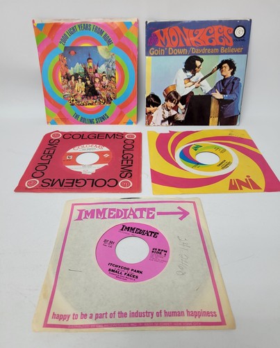 5 Vintage Private Collection Rock-N-Roll 45RMP Vinyl Records w/Jackets ...