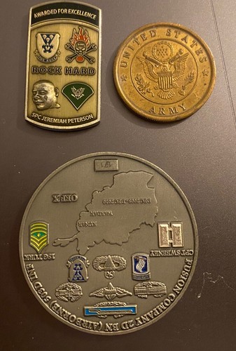 Military Challenge Coin Lot NCO Creed Hilarious VERY RARE The Rock ...