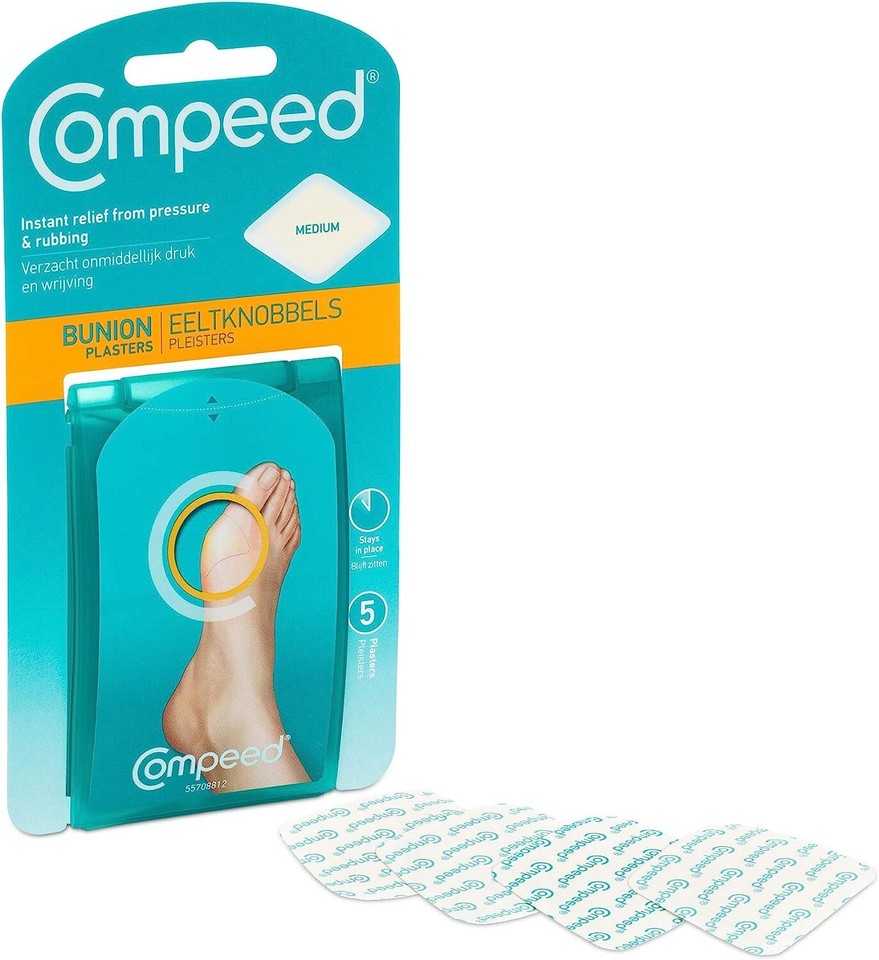 Compeed Bunion Plasters, 5 Hydrocolloid Plasters, Foot Treatment ...