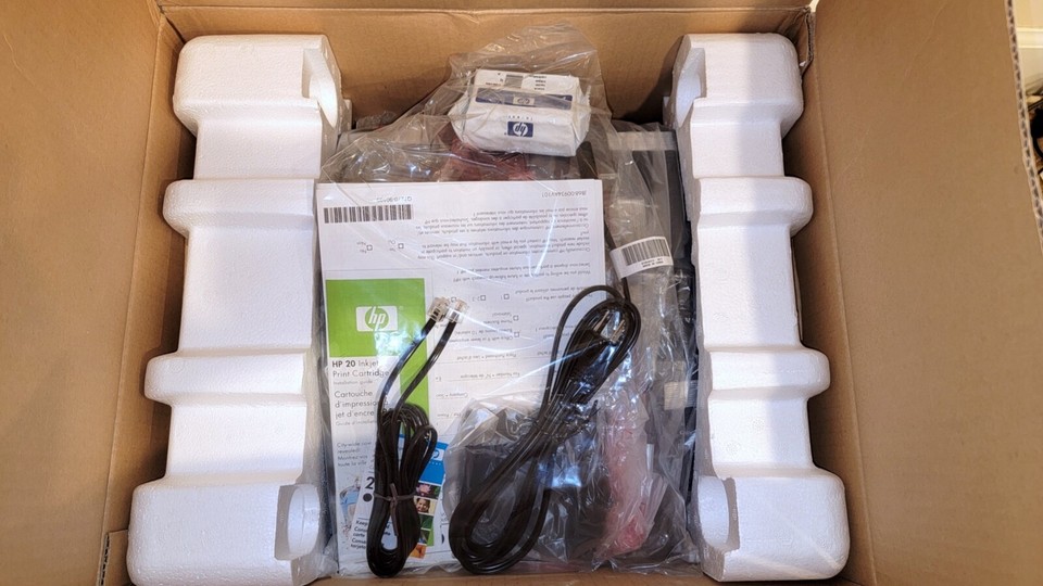 (NEW OPEN BOX!) HP 1040 Inkjet Fax Machine with Built-In Telephone/Scan ...