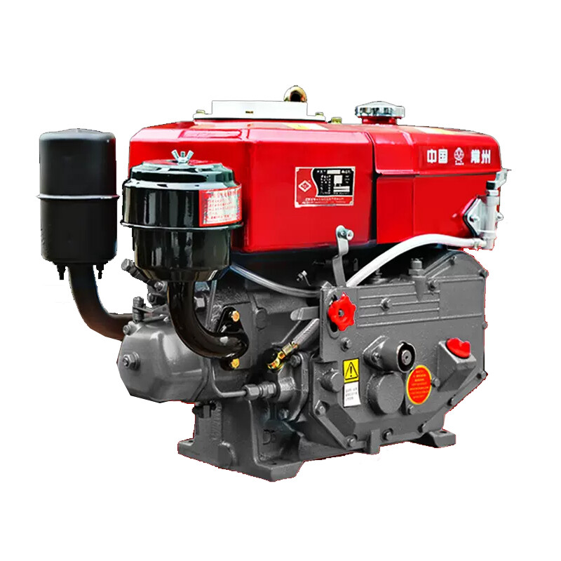 4HP /6HP Single-cylinder Diesel Engine Water-cooled Hand Start Engine ...