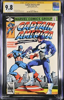 * Captain AMERICA #241 CGC 9.8 SS Signed MILLER PUNISHER! 1 of 16 ...