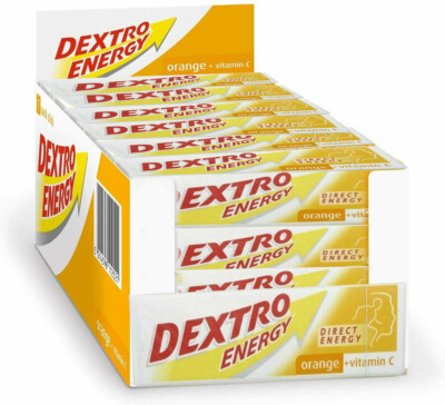 Dextro Energy Dextrose Tablets Orange Flavour 47g - 24 Pack 87111842 | eBay