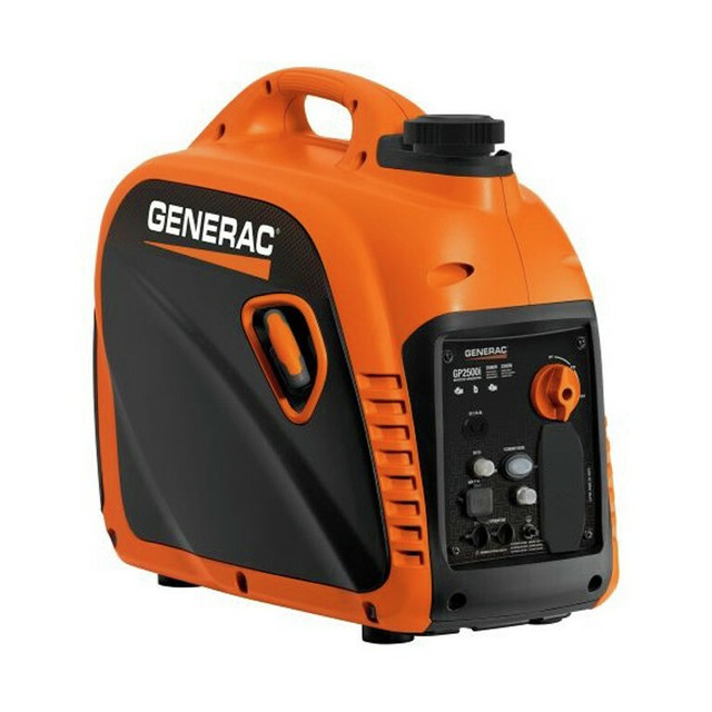 Generac Gp2500i 2 500-watt Super Quiet Portable Gas Powered Inverter ...