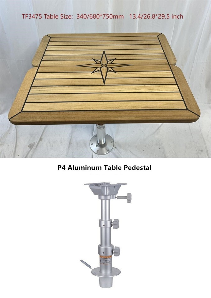 Boat Folding Teak Table Top 680/340x500,680/340x750,680/340x1000mm ...