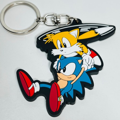 Sonic the Hedgehog keychain rubber charm *Sonic & Tails* - GO SEGA 60th ...