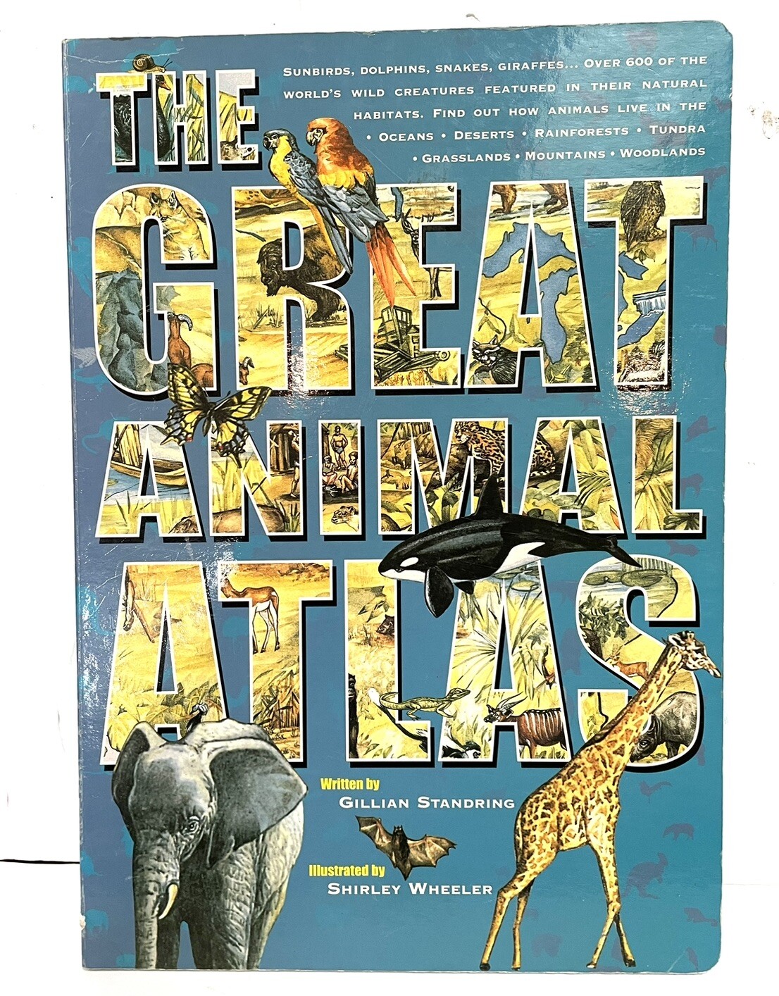 The Great Animal Atlas Book By Gillian Standring Board Book 10.75" by ...