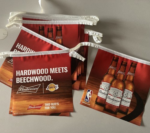 New 25' Budweiser Lakers Basketball Vinyl Beer String Banner sign | eBay