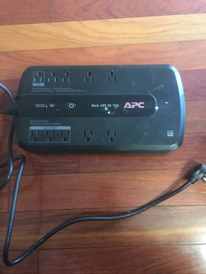 APC Back-UPS ES 750 Battery Backup & Surge Protector BE750G TESTED NO ...
