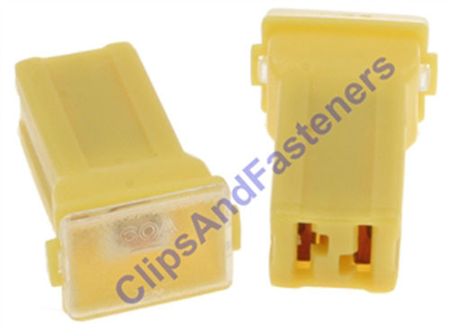 2 PAL (Pacific Auto Link) Fuse 60Amp Mini Female Yellow | eBay