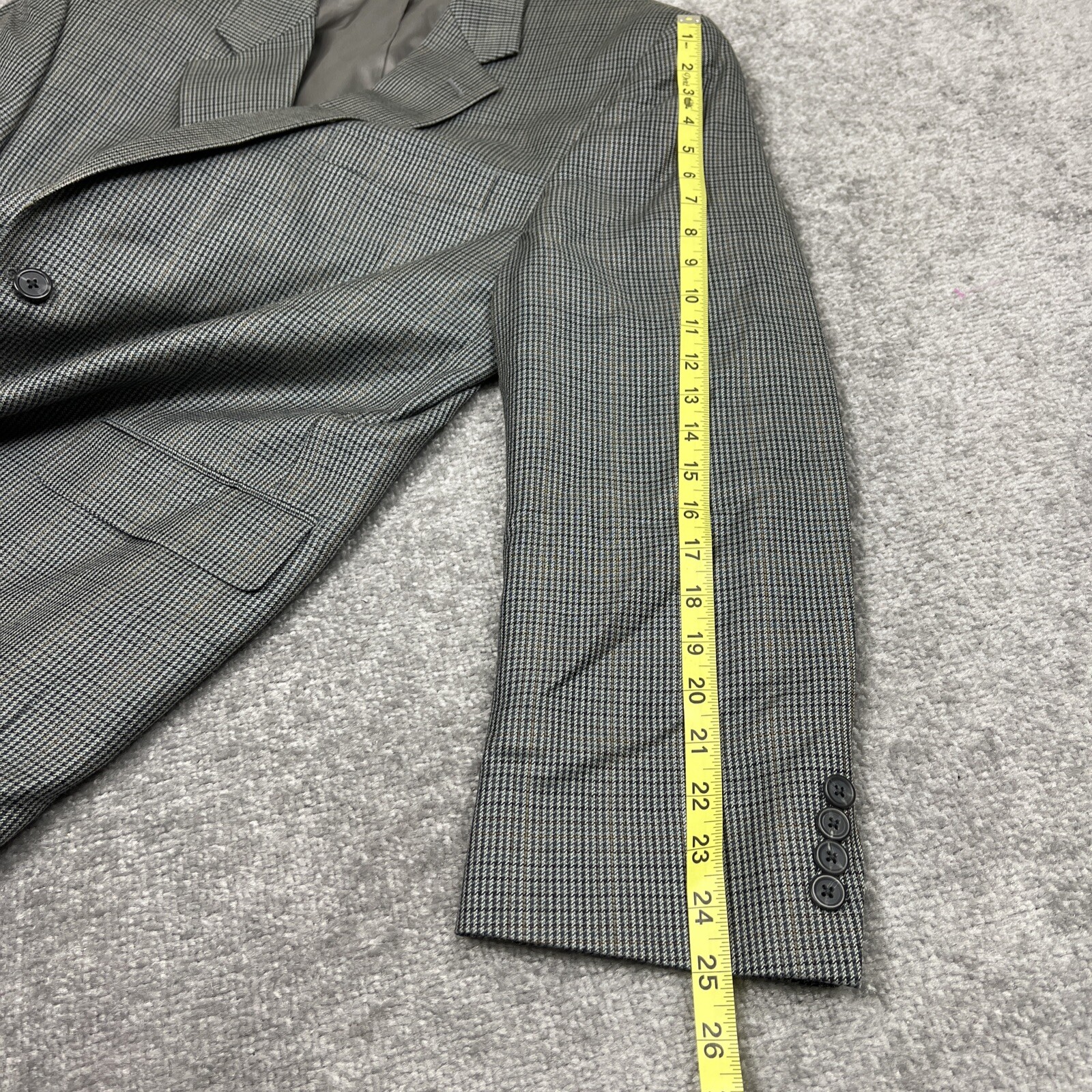 Chaps Ralph Lauren Men's Blazer Size 46R Silk Blend Gray Sport Coat ...