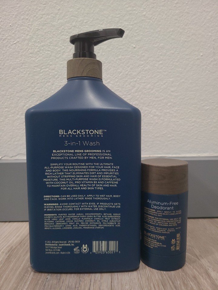 Blackstone Men's Grooming 3-in-1 Body Wash - 35oz with deodorant | eBay