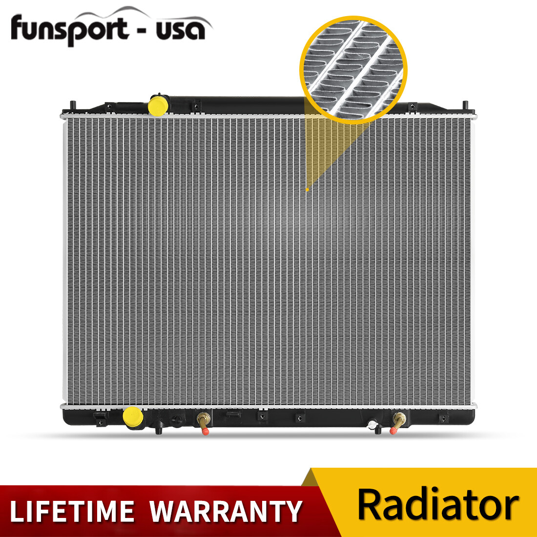 13065 Radiator for Honda 2009-2015 Pilot 2009-2014 Ridgeline 3.5L V6 ...