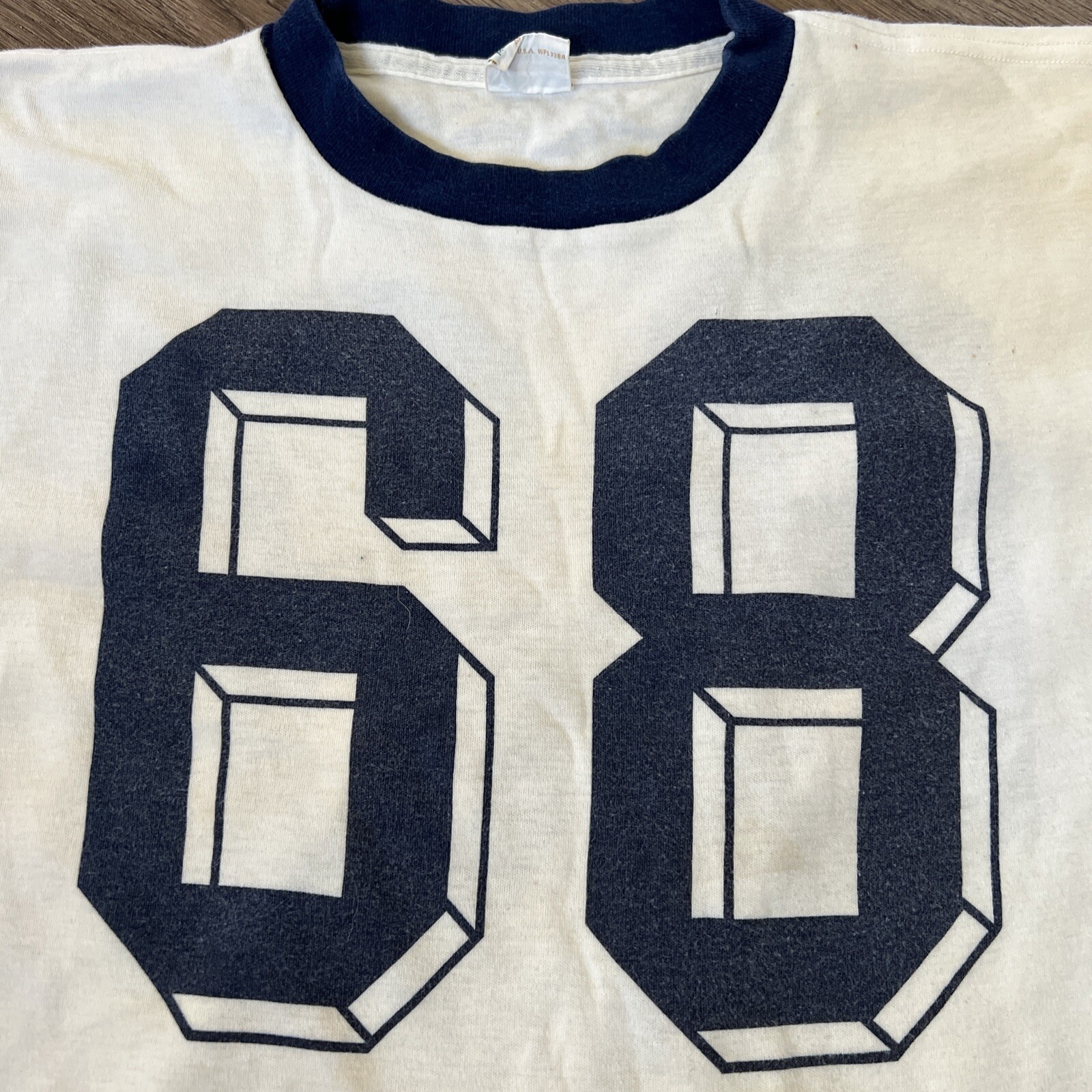 1960s class of 1968 68 block letter sportwear t-shirt… - Gem