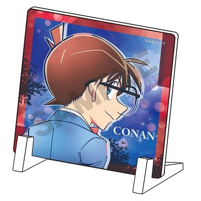 Detective Conan Conan Edogawa Mini Acrylic Panel Night View H70×W70× ...
