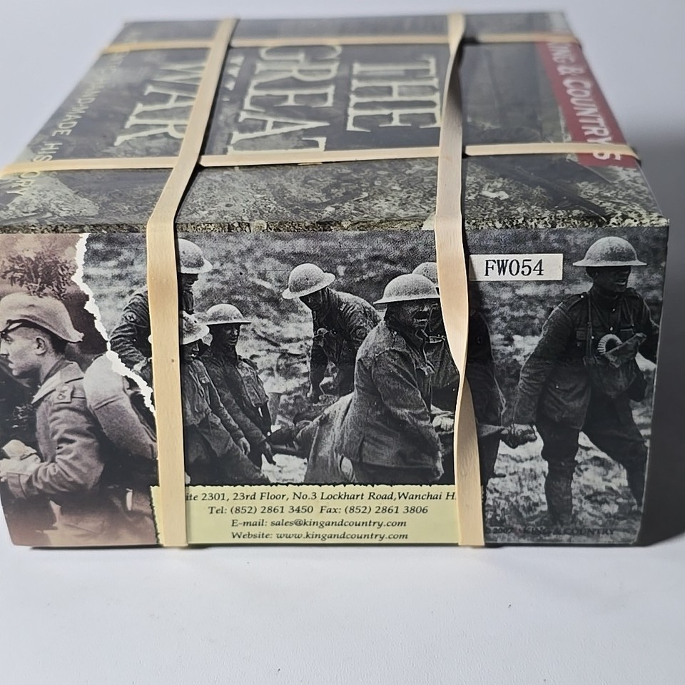 KING & COUNTRY FIRST WAR FW054 WW1 GERMAN STANDING FIRING RIFLEMAN MIB ...