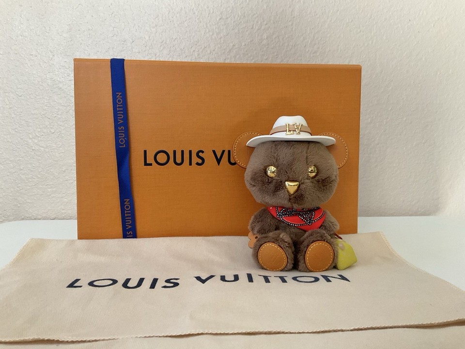 Louis Vuitton LV Louis Bear Bag Charm M03176 Nigo Pharrell Williams Key ...