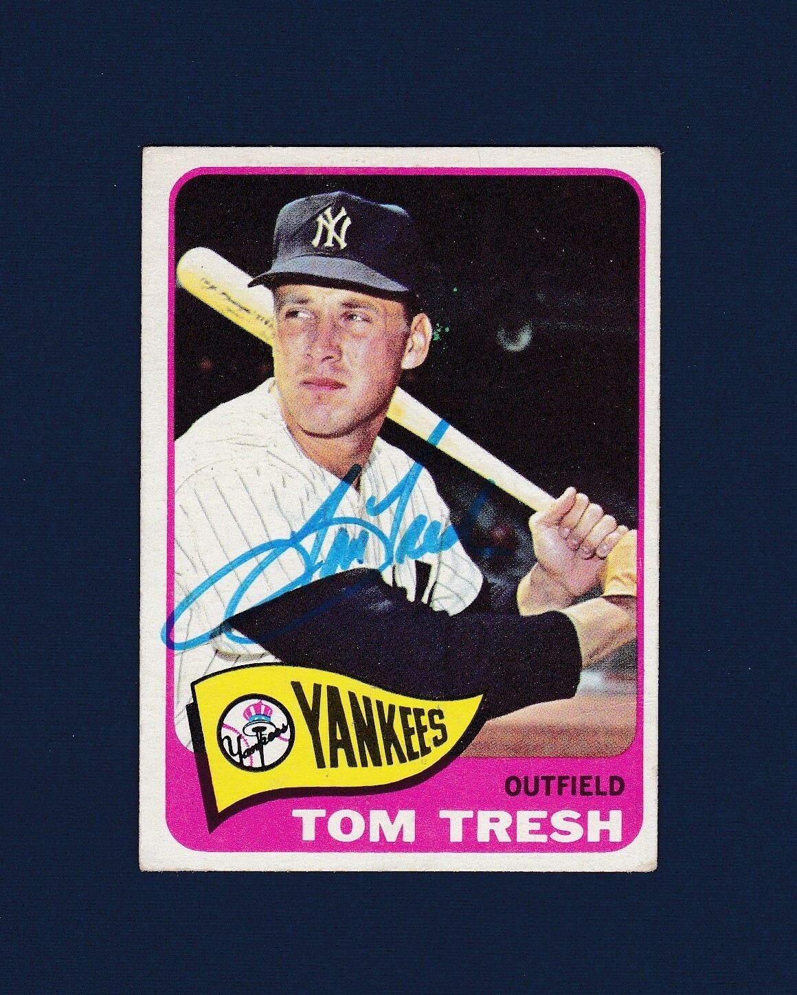 Tom Tresh signed New York Yankees 1965 Topps baseball card | eBay