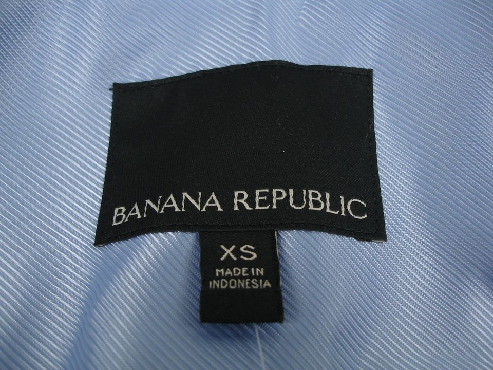 $268 NWT Banana Republic Mario Belluci Melton Wrap Wool Coat Sky Blue ...
