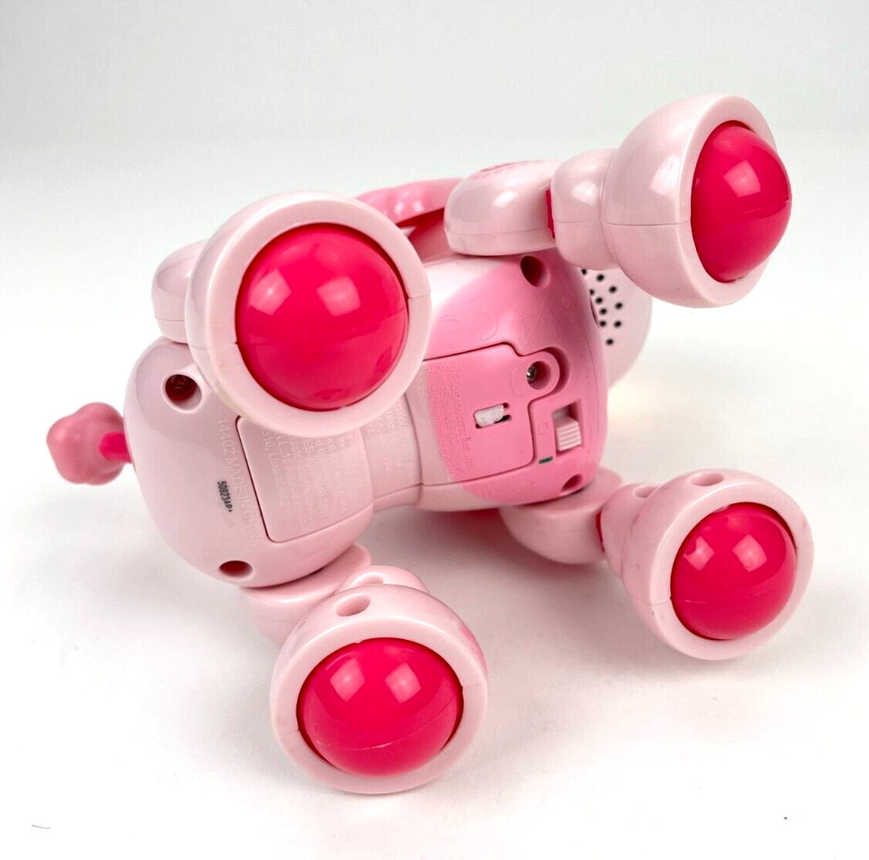 Zoomer Zuppie Interactive Puppy Prima The Ballerina Pink Robot Dog ...