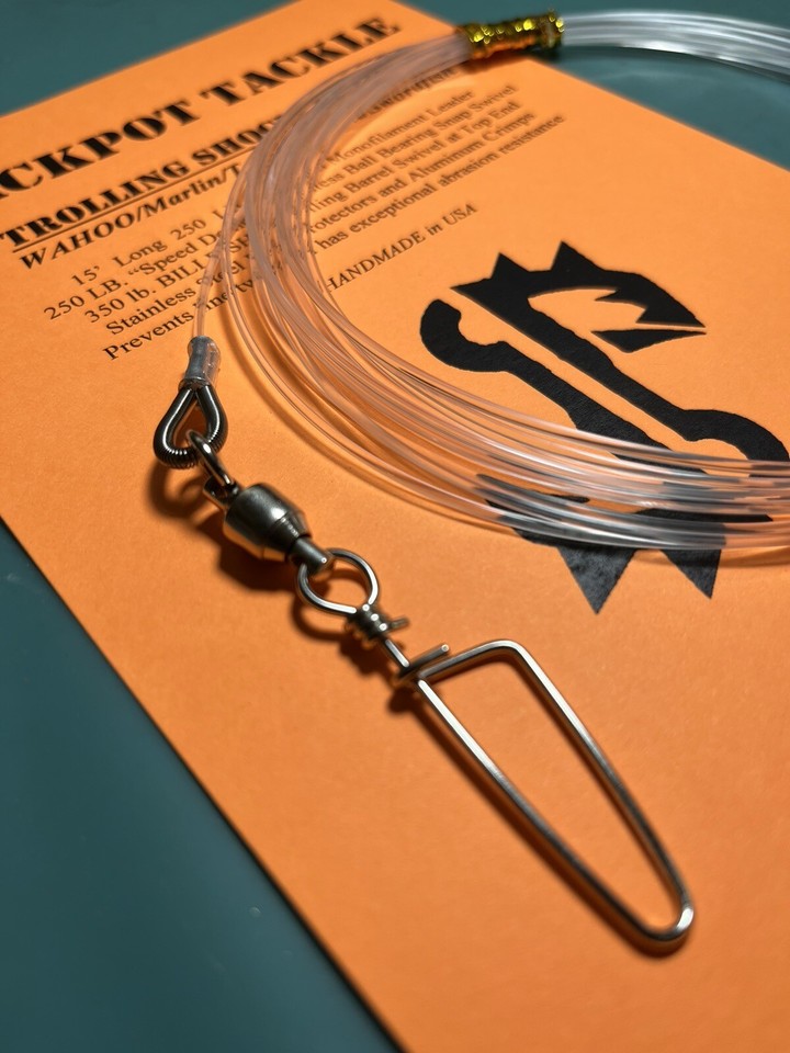 Trolling Shock/Bite Leader BIG GAME Fishing Wahoo/Marlin/Tuna/Kingfish ...