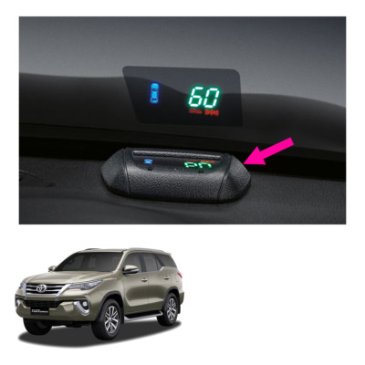 Projector Head up Display Speedometer Black Fits Toyota Fortuner 2015 ...