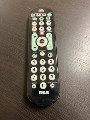RCA Remote Universal TV DVD SAT AUDIO Backlit Big Button Genuine R25972 ...