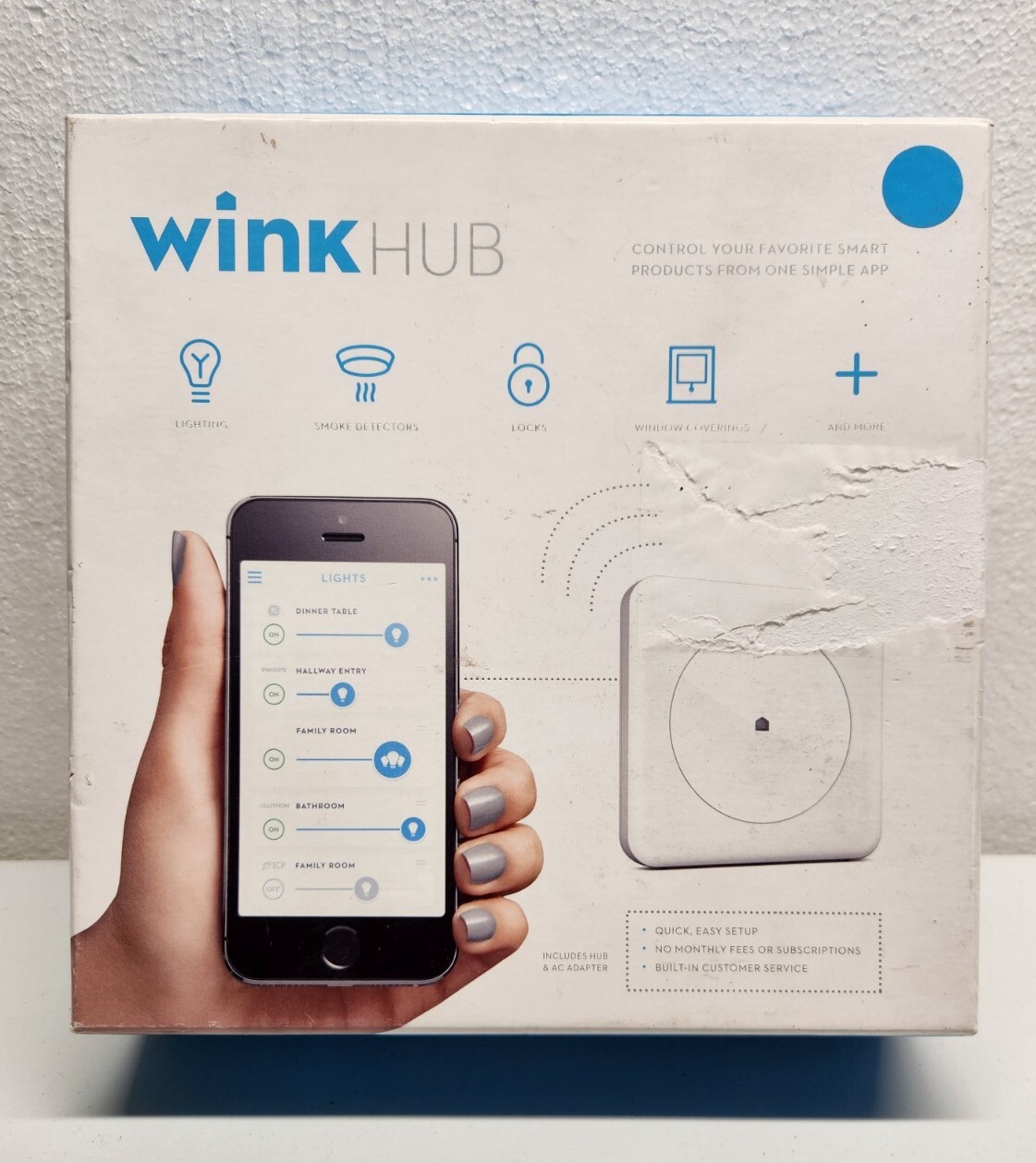 Wink Smart Hub 1.8 PWHUB-WH18 Smart Device Home Connect Center | eBay