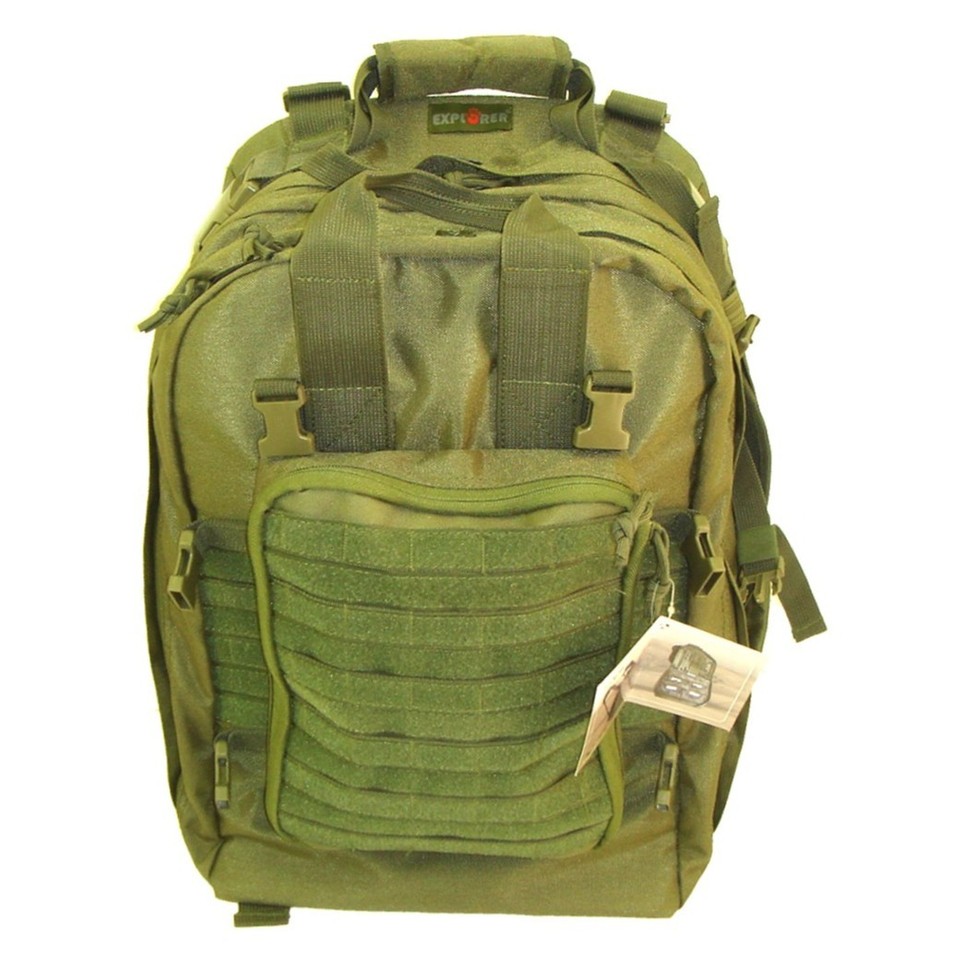 Black Deluxe Mini Hospital Military Medic Backpack Survival Emergency ...