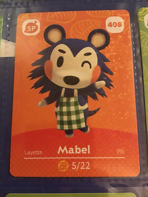 animal crossing amiibo cards series 5 # 408 Mabel | eBay