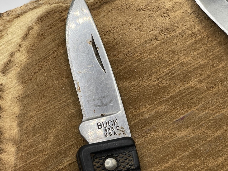 Pair of 2004 Buck 425 NRA Edition single blade folders--773.24 | eBay