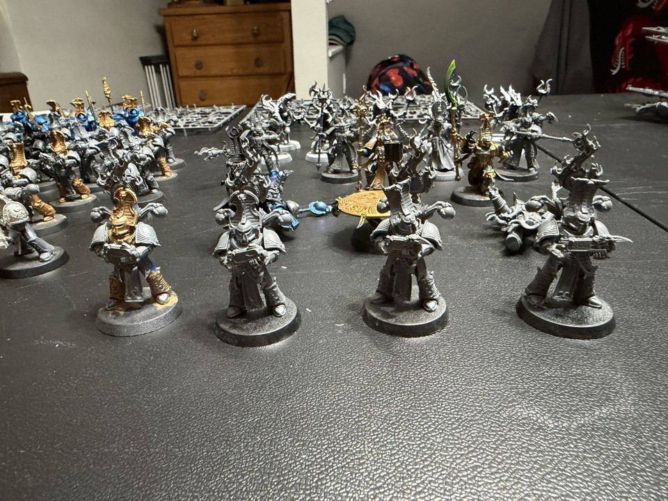 Thousand Sons Warhammer 40K Lot . 70 Total Miniatures. | eBay