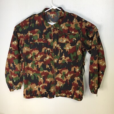 Large Swiss Army M83 Alpenflage Field Jacket Military Camouflage ...