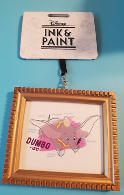 Retired Disney Parks Ink & Paint Dumbo Portrait Ornament | eBay