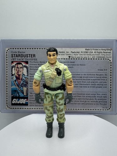 GI JOE ARAH Starduster Mail Away Action Figure With File Card - Rare ...