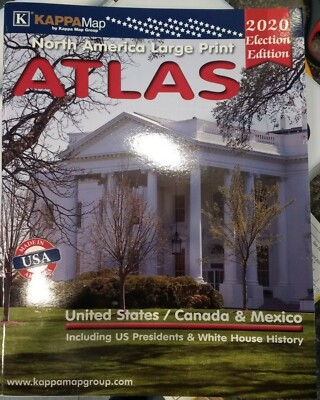 North America Large Print Street Atlas 2020 Election Edition (K) | eBay