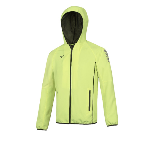 MIZUNO TEAM MICRO JACKET GIACCA DI TUTA CON CAPPUCCIO UOMO yellow ...